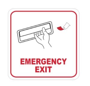 Emergency Exit Decal – KIRG Importers